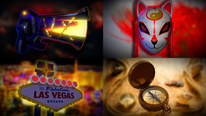 Make simple and custom 3d objects for games by Thiagoaj | Fiverr