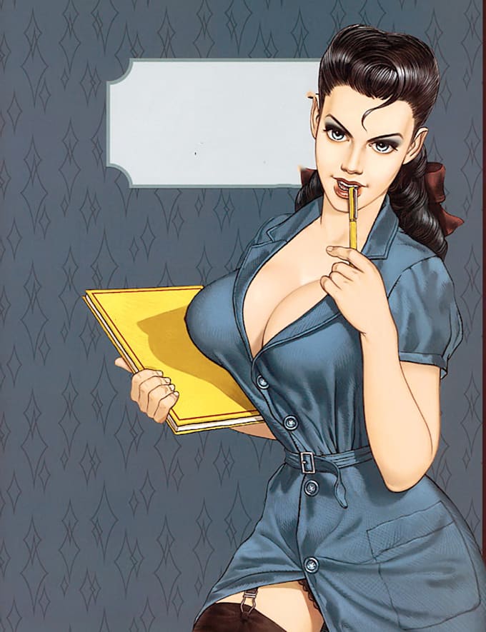 Illustrate You As A Sexy Cartoon Pinup Girl By Vitalemassara Fiverr