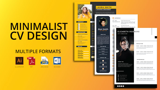 Professional cv design , resume design, cv template design, redesign by ...