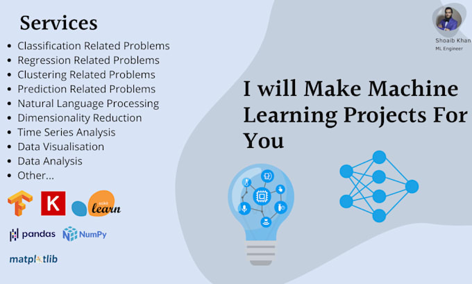 Do machine learning and deep learning python projects for y by ...