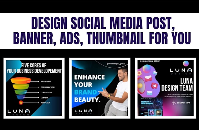 Design social media post, banner, ads, thumbnail for you by Readybaazar ...