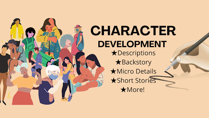 Develop the characters in your story by Namustar | Fiverr