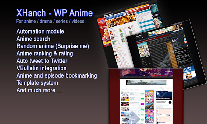 Deliver an anime, drama, series, serial website with wordpress and wp ...
