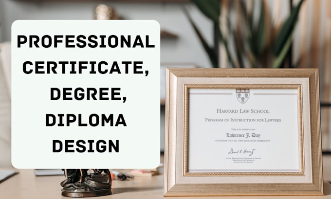 Design professional certificate, degree and diploma template by ...