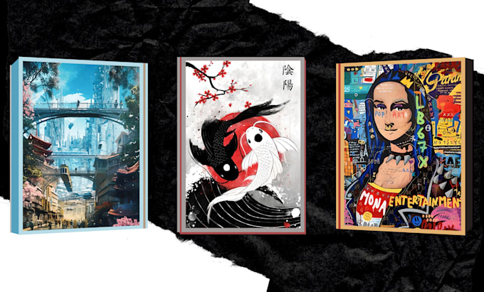 Create amazing canvas and custom wall art designs by Abdoelalaoui | Fiverr