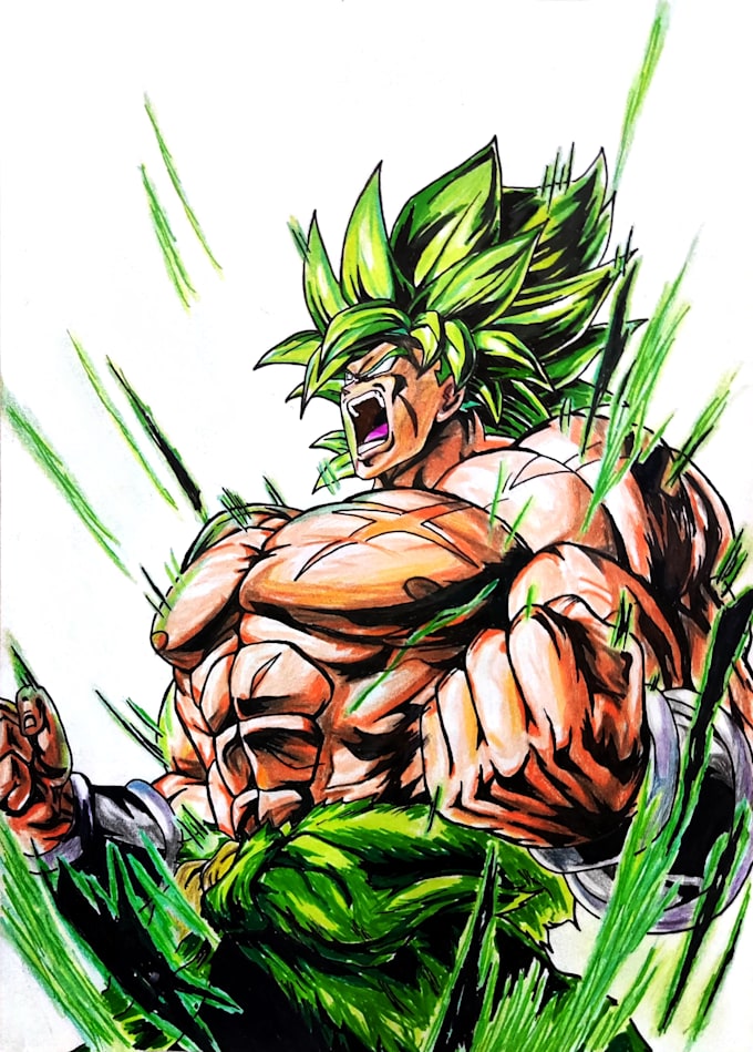 Draw arts of dragon ball characters and anime by Saadch738 | Fiverr
