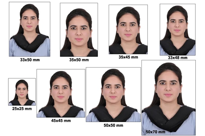 International passport size picture by Mdazizulhaqu380 | Fiverr