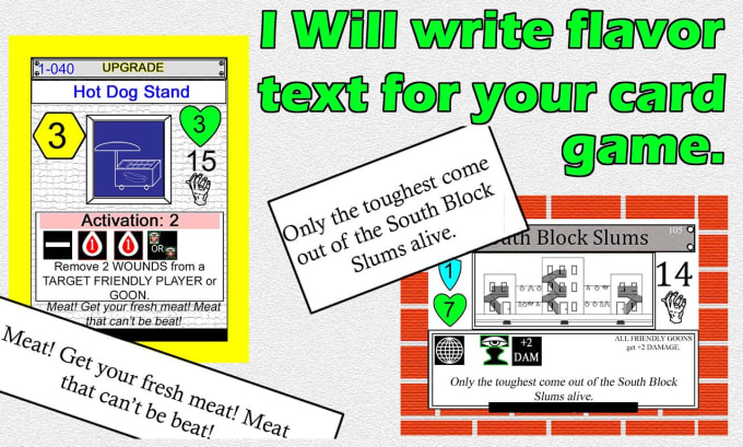 Write flavor text for your game by Venomousprime | Fiverr