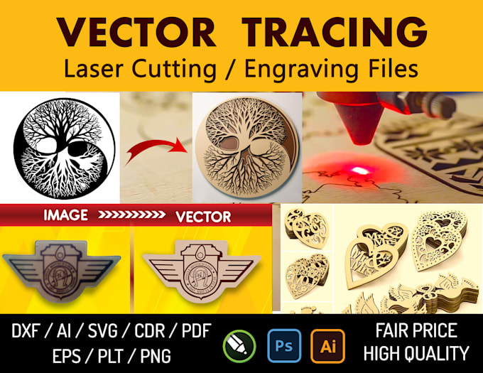 Free Laser Cutting SVG Files Templates Instant Download