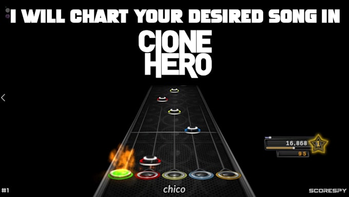 Chart your favourite song on clone hero by Sonichico | Fiverr