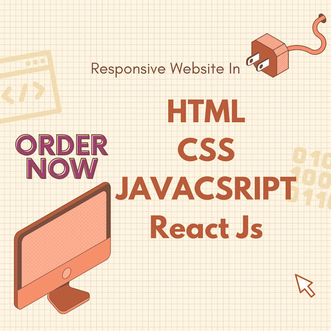 Do Custom Html Css Javascript React Js Coding By Devkeon94 Fiverr