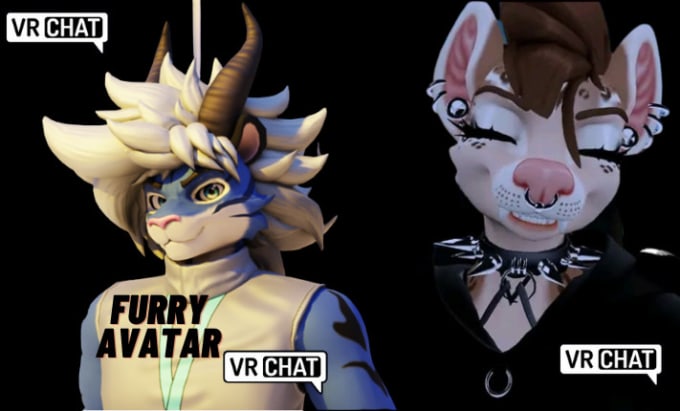 Model A Cute Vrchat Furry 3d Furry Furry Nsfw Fursona Furry From Scratch By Adexkaka Fiverr