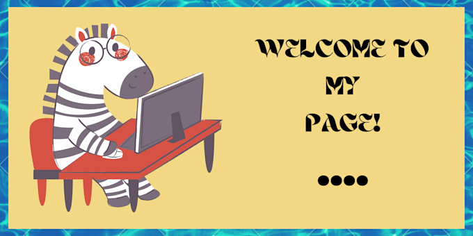 Design a beautiful welcome page for you by Its_fantastic | Fiverr