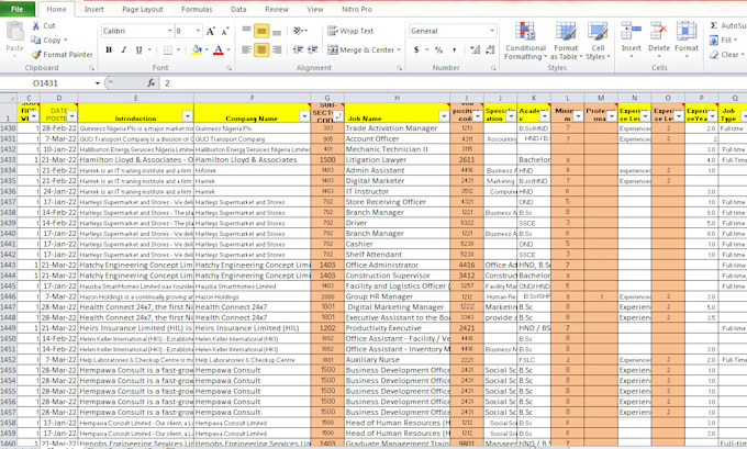 Do excel data entry, data entry, copy paste, pdf convert by ...