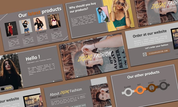 Design a modern and professional powerpoint presentation design by ...