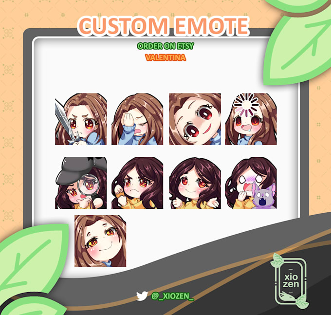 Make custom emote designs for twitch discord and twitch sub badges by ...