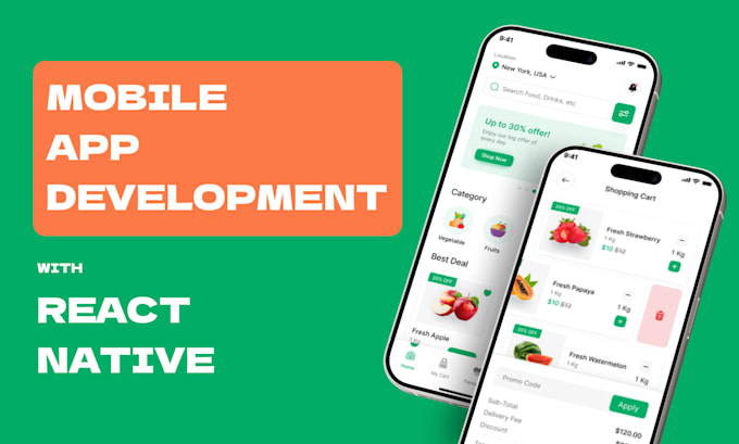 Do mobile app development using react native by Xamldesigner | Fiverr