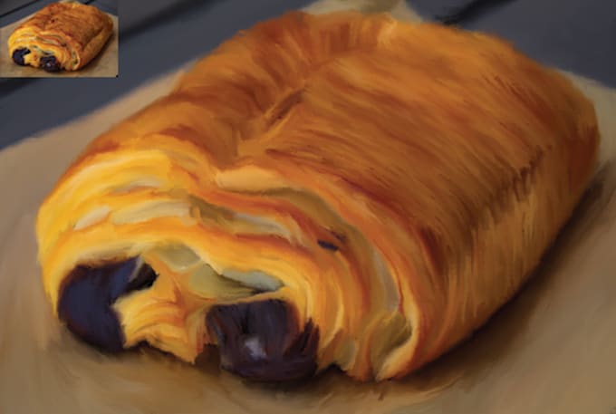 Transform a food photograph into a digital painting by Jentesartdesign ...