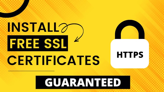 Install ssl certificate or convert http to https on your website by Saqibkhan99 | Fiverr