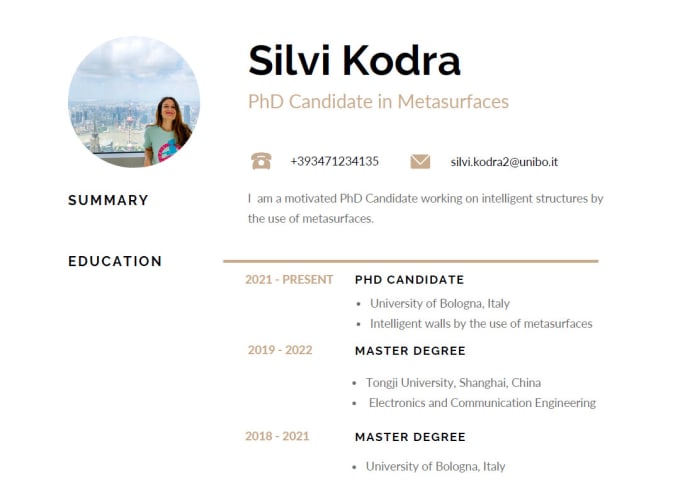 Write an eye catching cv by Silvikodra | Fiverr Write an eye catching cv by Silvikodra | Fiverr