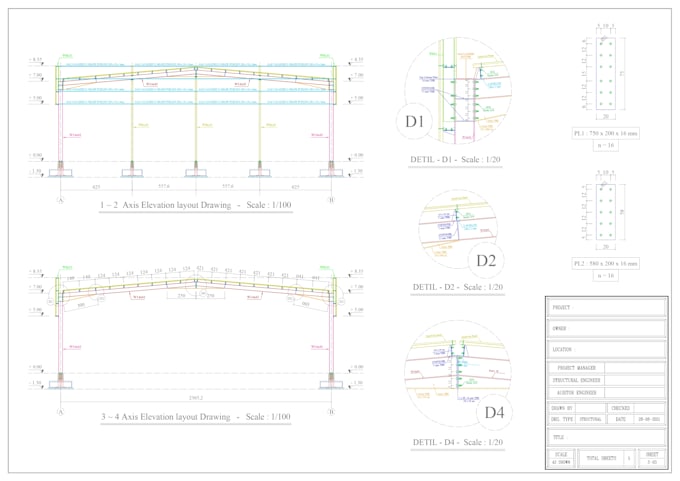 Design steel structures, provide shop drawings and boq by Salamoon227 ...