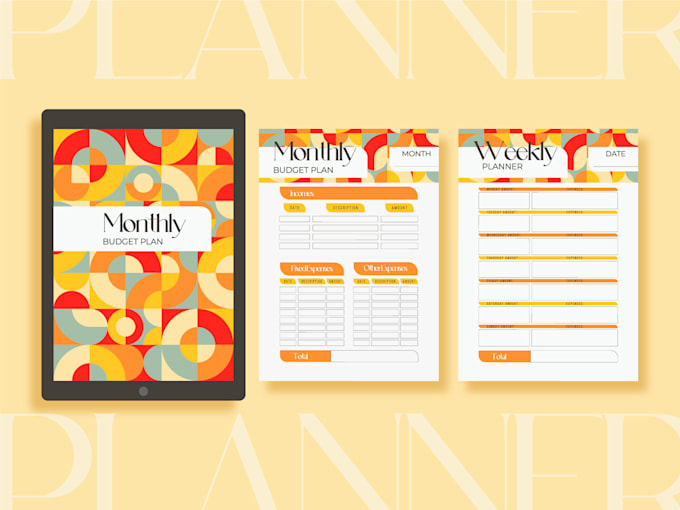 Design custom printable planner, calendar, journal, tracker by ...