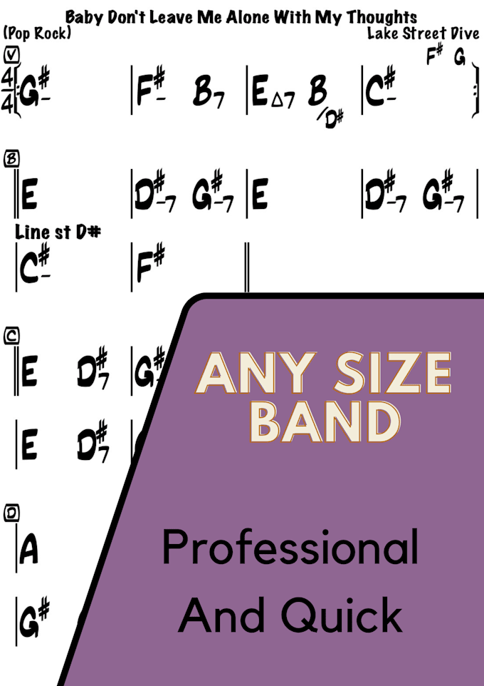 Create a clear and comprehensive rhythm chart for any song by Joerev ...