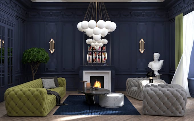 Design a high quality interior and realistic 3d renders by Ivan ...