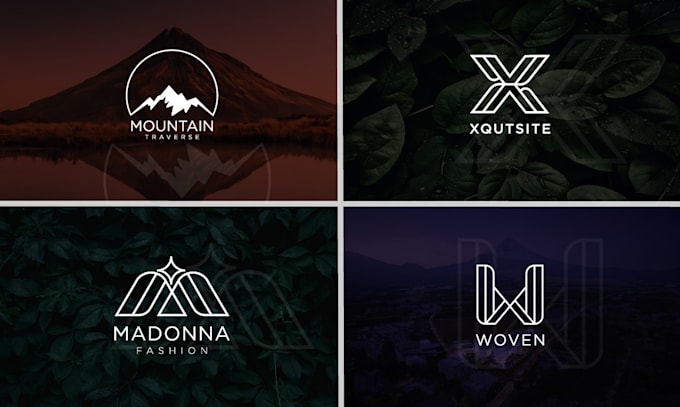 Create modern minimalist logo design with brand identity by Diamond ...