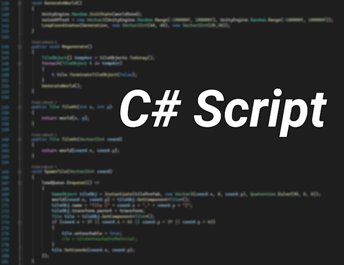 Code Any Csharp Unity Script By Brezzi Fiverr 5539