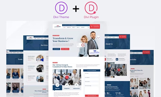Build a responsive wordpress website using divi theme and divi builder by Coder_ruhul247 | Fiverr