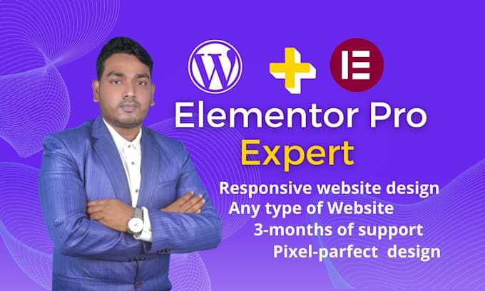 Create a pixel perfect wordpress website design using elementor pro by Dev_ismaile | Fiverr