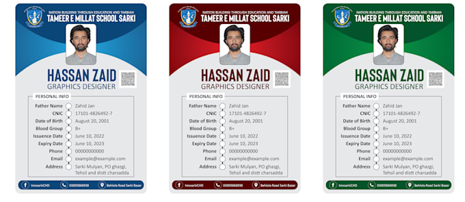 Design professional business id cards with qr code by Pukhtoonyaar258 ...