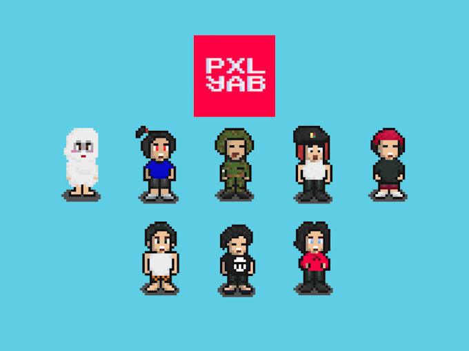 Pixel art avatar and emotes for social media and streaming by Pxlyab ...