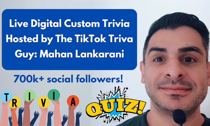 Host a live and custom virtual trivia event for you by Mahanlankarani ...