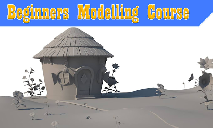 Teach you a complete beginners course and introduction to 3d modelling ...