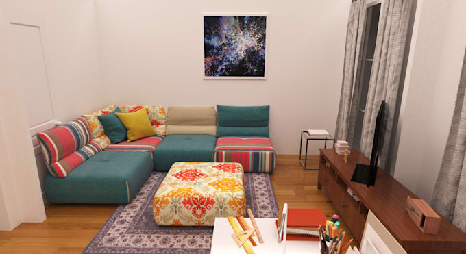 Light and render your scene interior , exterior by Amine_art | Fiverr