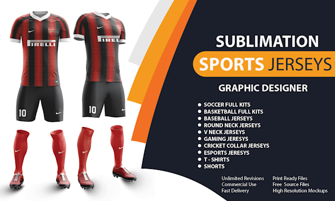 Unique and professional jersey designs for your sports team by Pawan ...