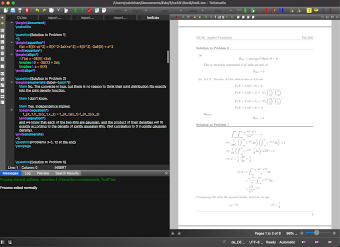 Create beautiful latex documents for you by Zinh88 | Fiverr