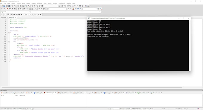 Simple cpp program, output in cmd by Benefid | Fiverr