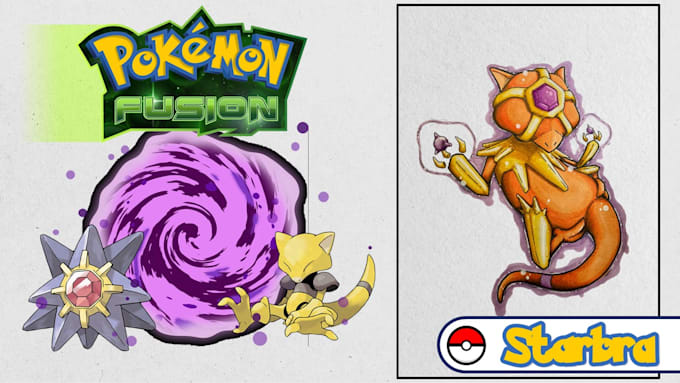 Illustrate a pokemon or combine two pokémon in fusion by Zany_doodle ...