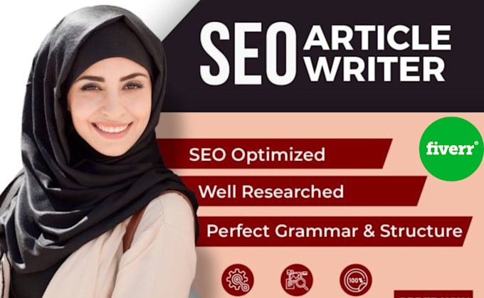 Write your article or blog post within 24 hours by Asmarahsyed | Fiverr
