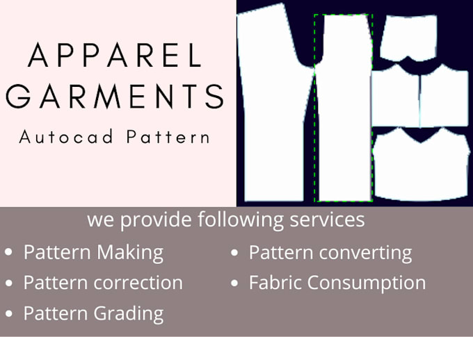 Do something really good at garments autocad pattern making by ...