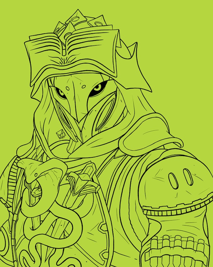 Create a portrait of a destiny 2 character by Jamjam477 | Fiverr