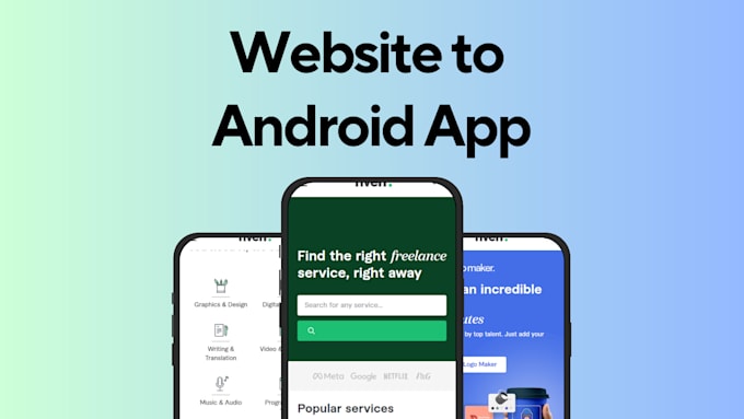 Convert website to android app by Prathameshgad | Fiverr