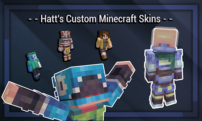 Make you a custom minecraft skin by Hatthing | Fiverr