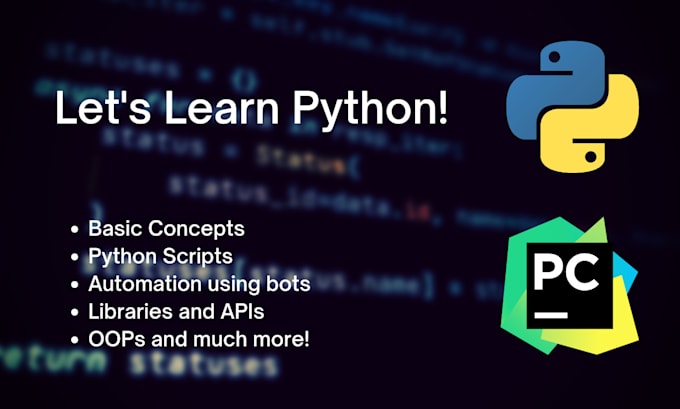 Tutor and teach you python or help you with a project by Rageenidawale ...