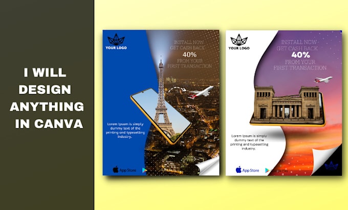 Design travel booking poster design 3d poster design by Eraadesign | Fiverr