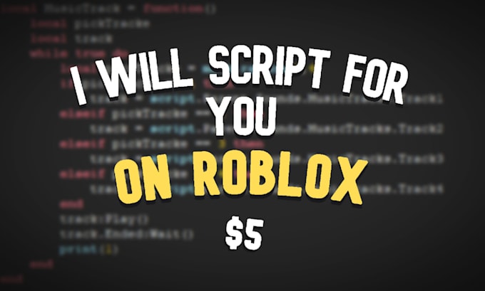 Make professional scripts for you in roblox by Optionaldev | Fiverr