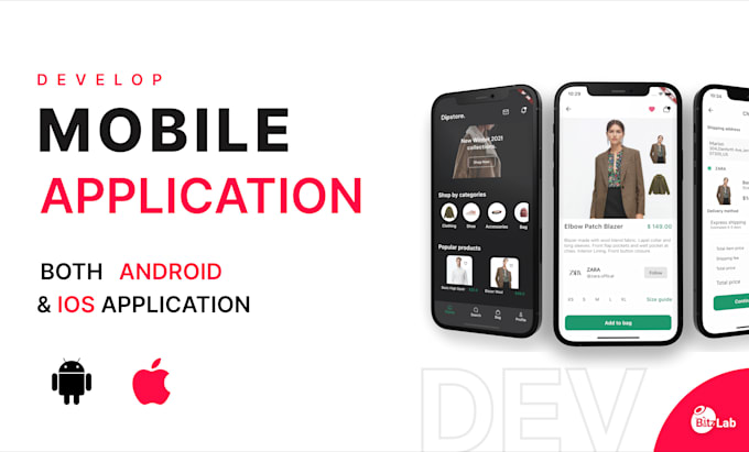 Develop android and ios mobile application using flutter by Bitzlab ...